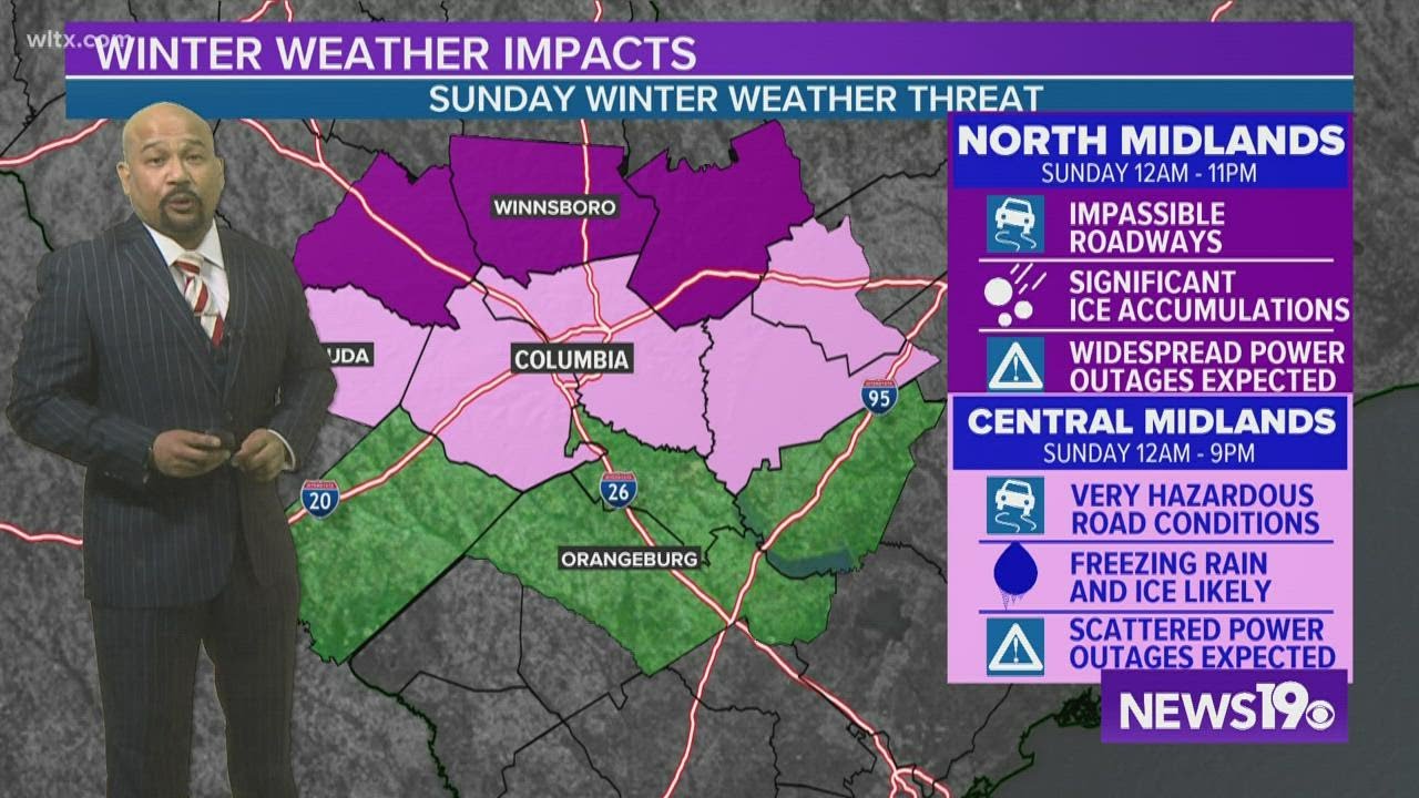 SC governor declares state of emergency ahead of weekend winter storm ...