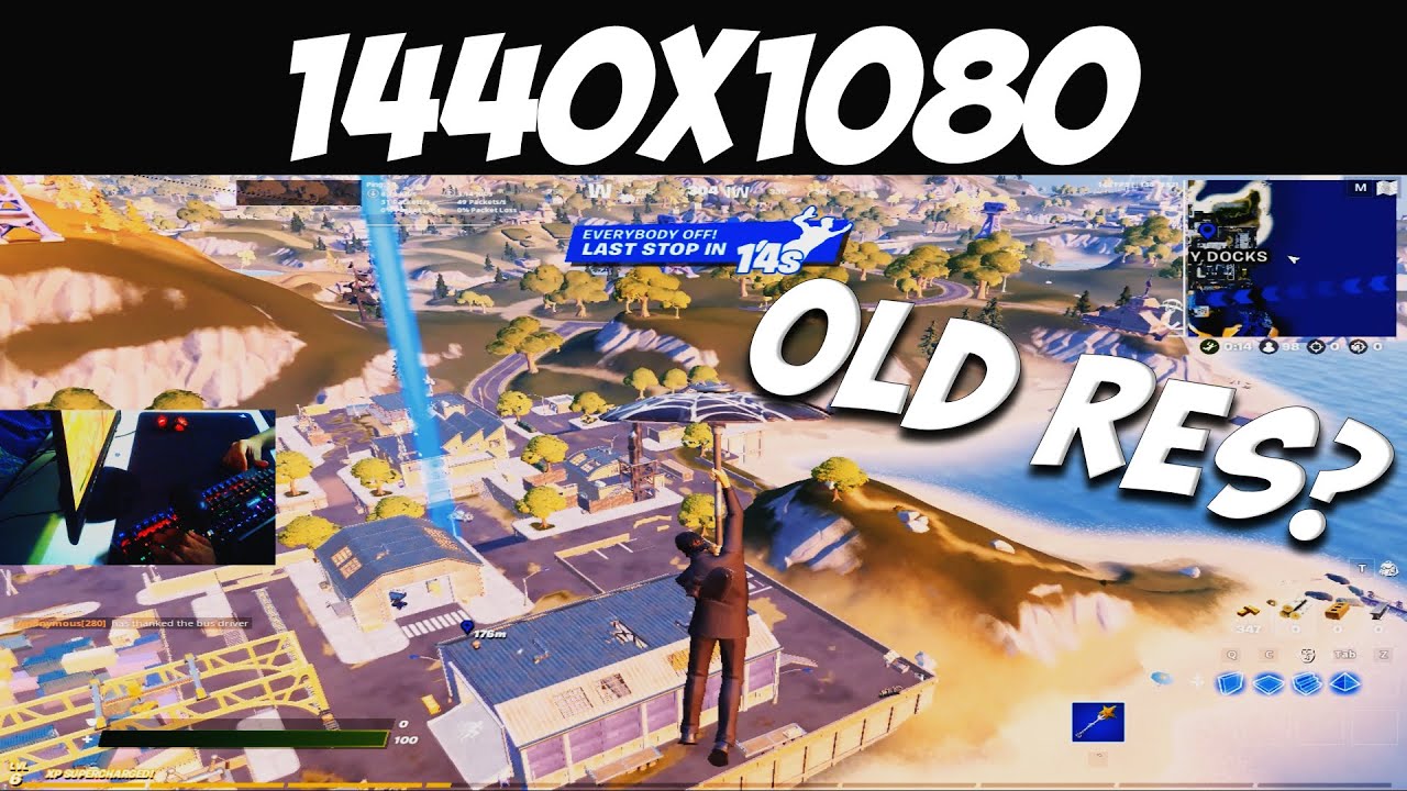 Fortnite Season 8 on OG Stretch Resolution!! (Old Mongraal Res) - YouTube