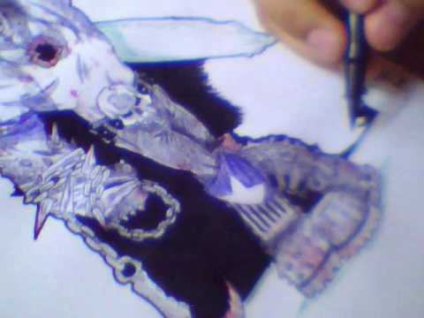 How do (to) I draw lobo fan art (part 2) (speedpainting / speeddrawing ...