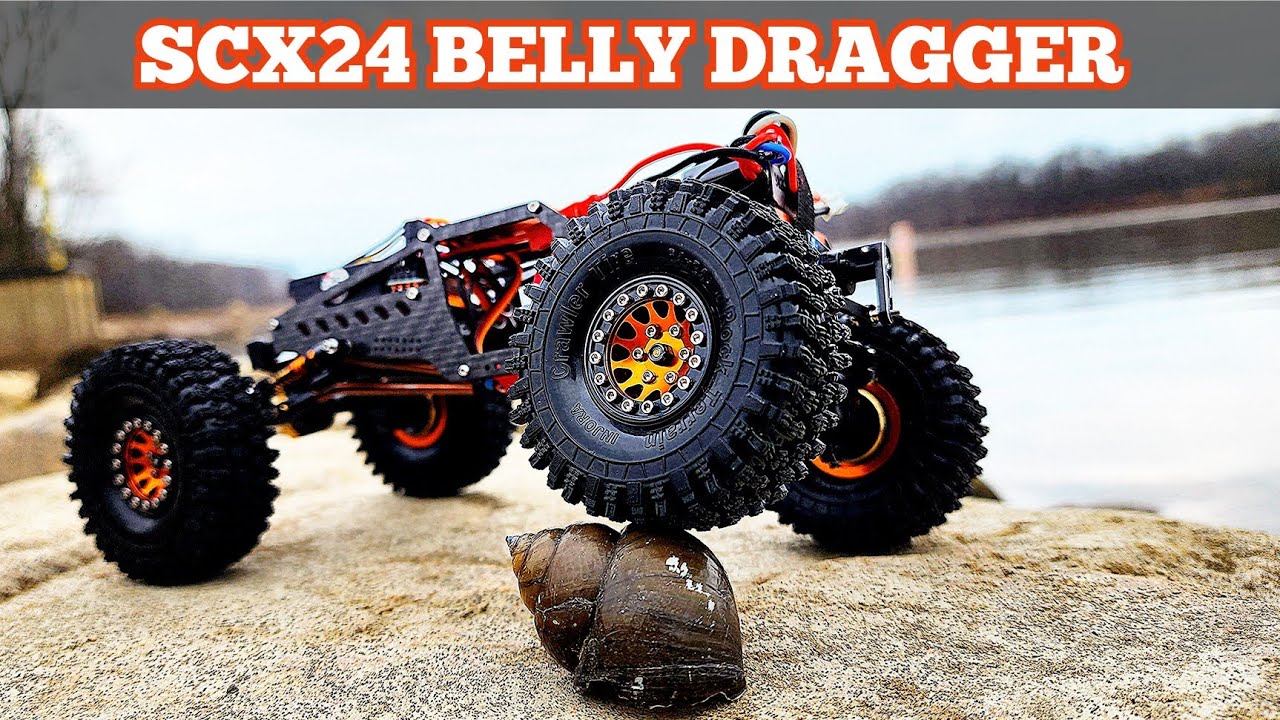 Scx24 Belly Dragger Coastal Crawler - YouTube