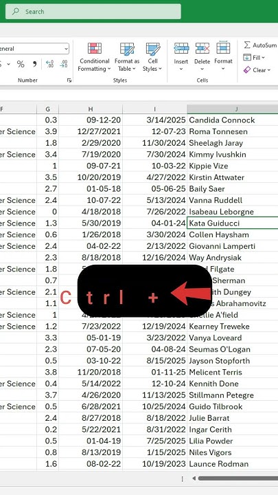 Master Excel Navigation with These Essential Keyboard Shortcuts - YouTube