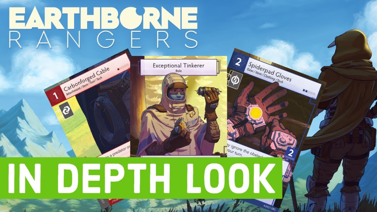 Reviewing Player Cards in Earthborne Rangers - YouTube