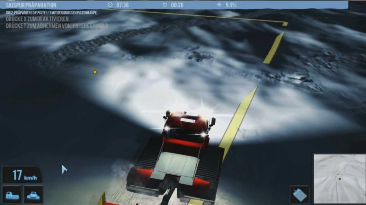 Pistenraupen/ SnowCat Simulator Gameplay HD - YouTube