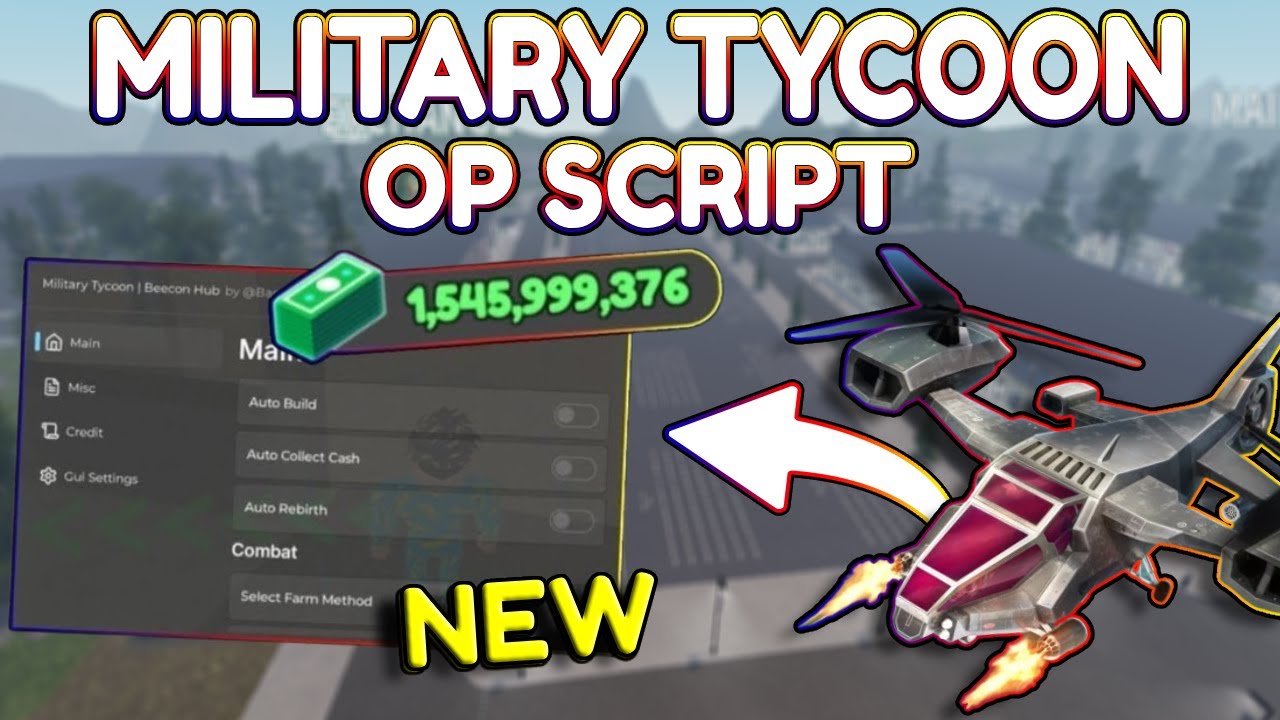 *NEW* Military Tycoon OP Script (PASTEBIN) 2025 - YouTube