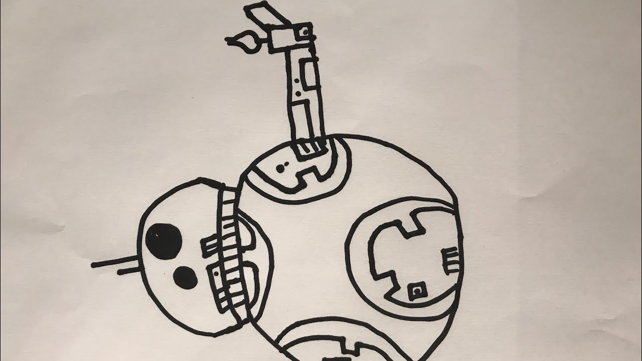 How to draw BB-8! - YouTube