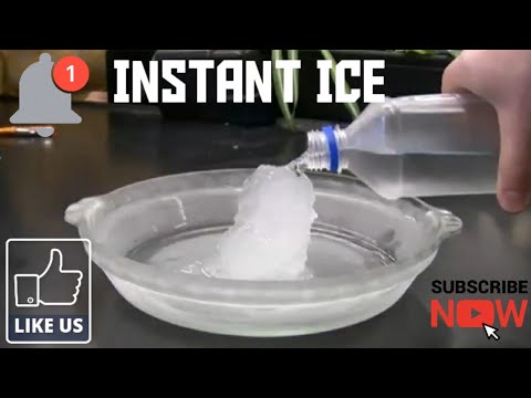 Making Instant Ice | Best Experiment - YouTube
