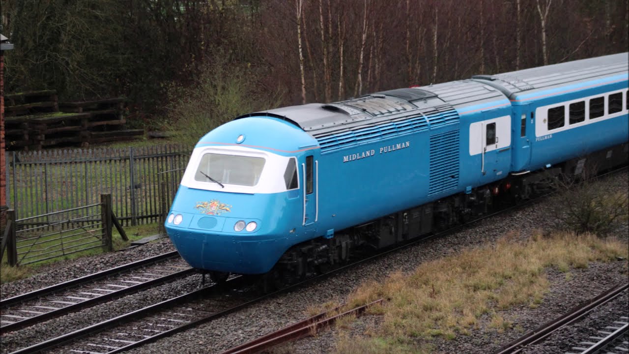 12.12.2020 Clay Cross, Blue Pullman HST class 43 43055 and 43046 plus ...