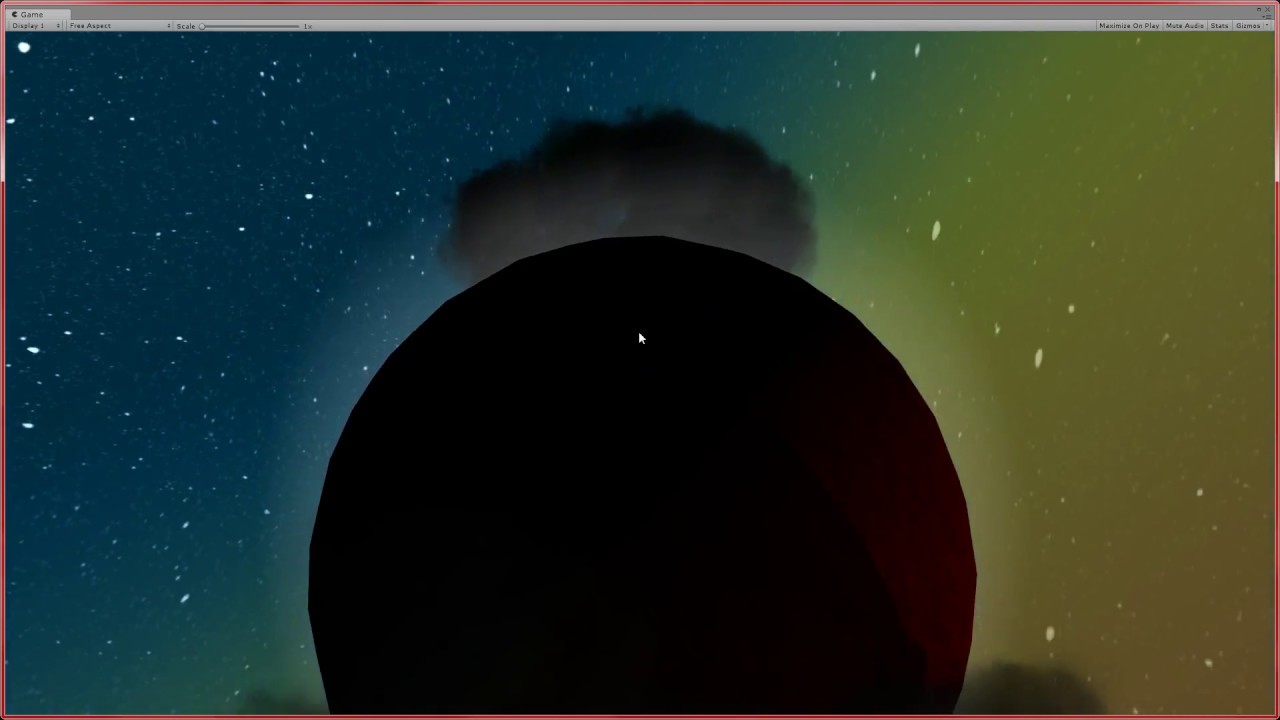 Unity3D : Cloud System with shadows on the spherical planet - YouTube