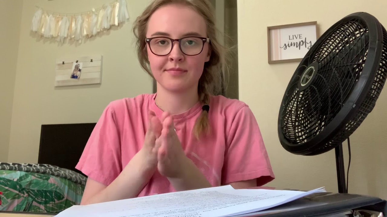 ASL Test 1 Part 2: Beginning - YouTube