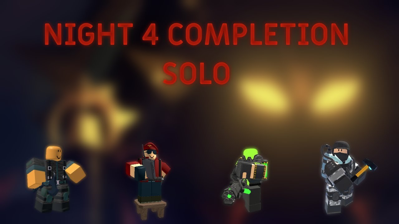 Night 4 SOLO | Tower Defense Simulator - YouTube