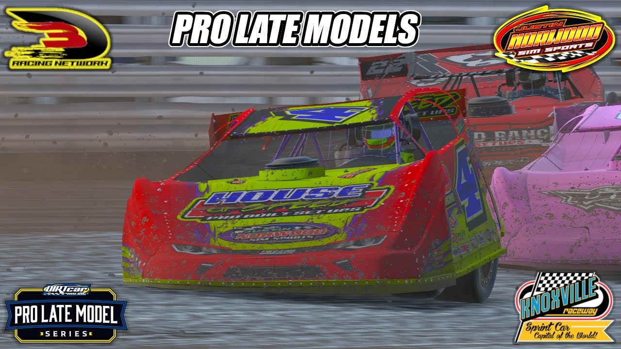 iRacing Dirt Pro Late Model At Knoxville - It Got Rough - YouTube