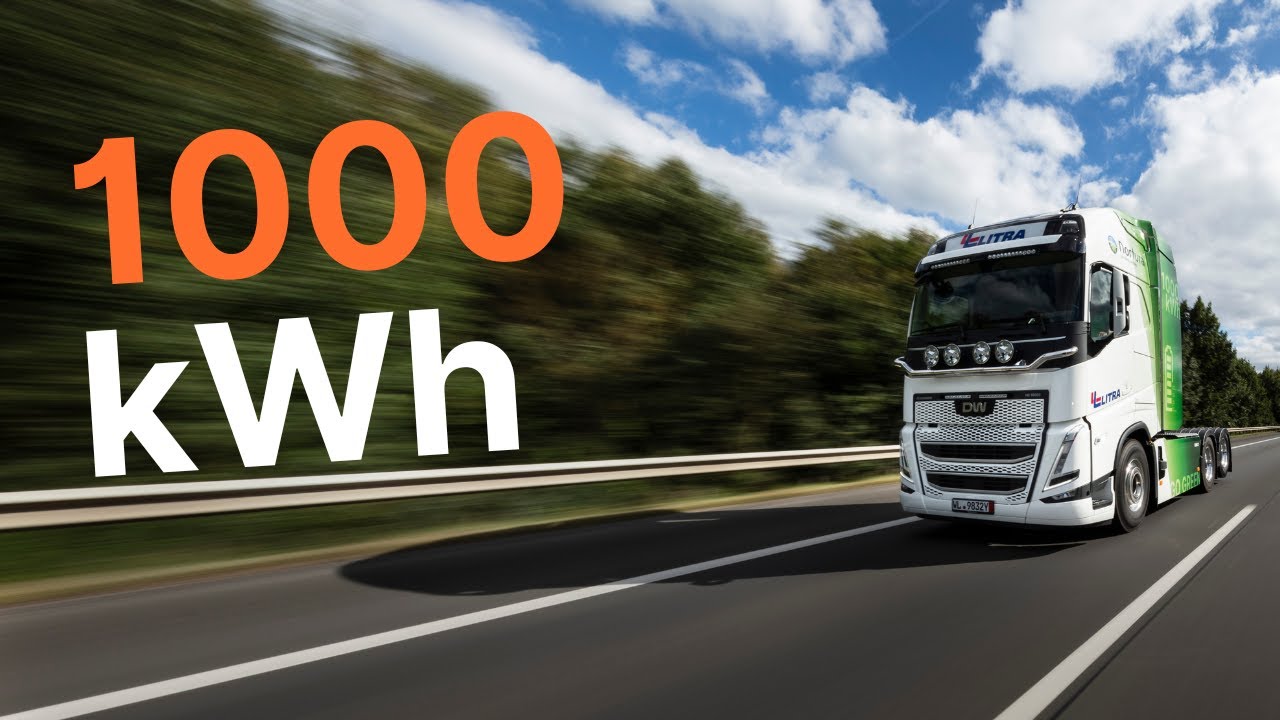 Designwerk liefert die weltweit ersten 1000 kWh Elektro-LKW - YouTube