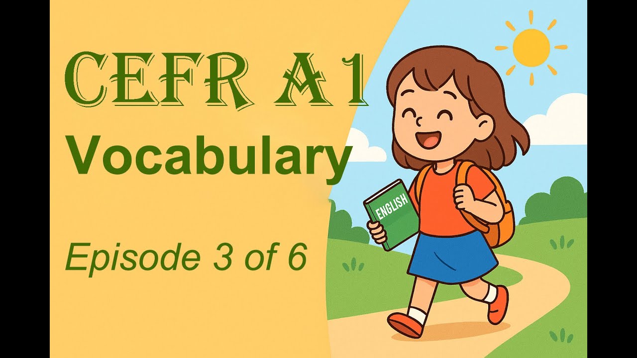 CEFR A1 Vocabulary – Episode 3 of 6 - YouTube