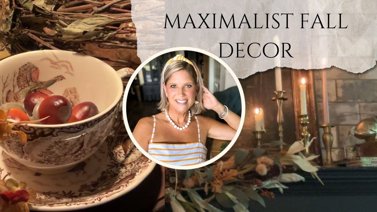 Maximalist Fall Decor Dining Room Part 2 - YouTube