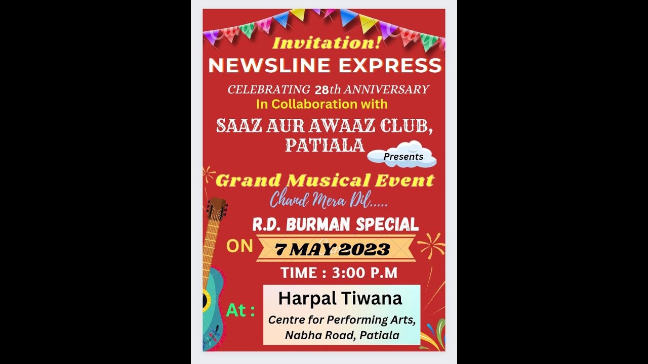 Live : Grand Musical Event R.D. Burman Special "Chand Mera Dil ...