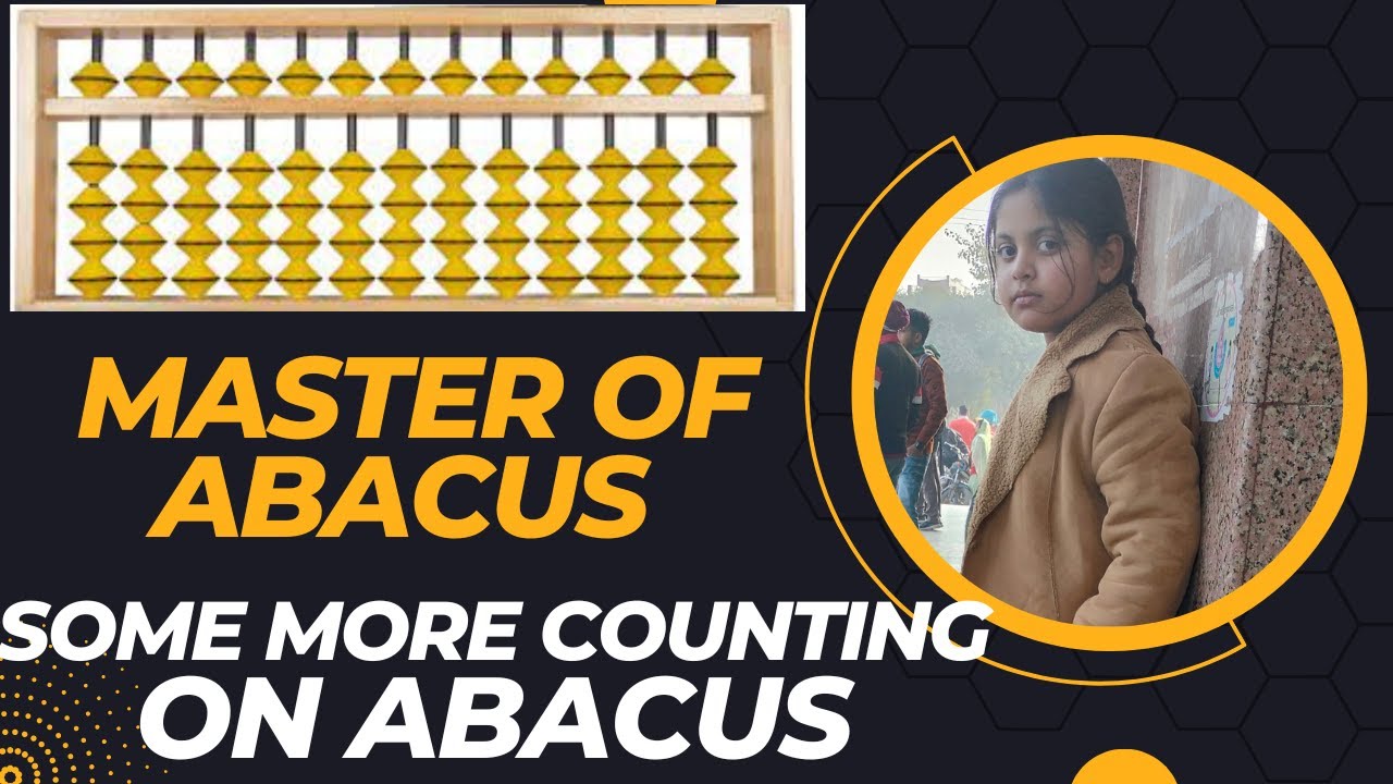 SOME MORE COUNTINGS ON ABACUS - YouTube