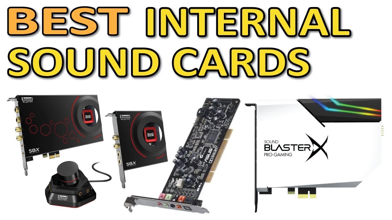 The Best Internal Sound Cards - Top 5 Sound Cards Reviews - YouTube