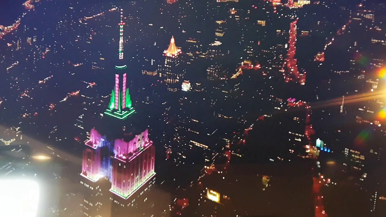 NEW YORK CITY SKYSCRAPER NIGHTSCAPE 뉴욕 야경 엠파이어스테이트 빌딩 - YouTube