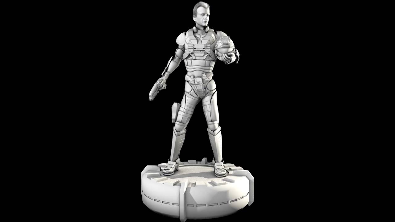 3D Character / Turntable Breakdown / Full Length and Close Up. - YouTube