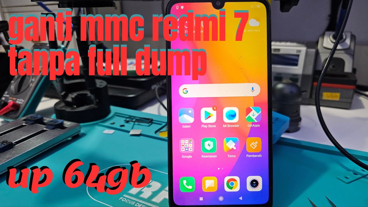 CARA GANTI MMC REDMI 7 TANPA ISI FULL DUMP UP 64 GB - YouTube