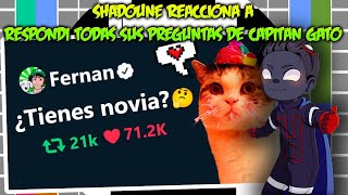 SHADOUNE reacciona a 🔥Respondí TODAS sus PREGUNTAS 2😳... | Doovi