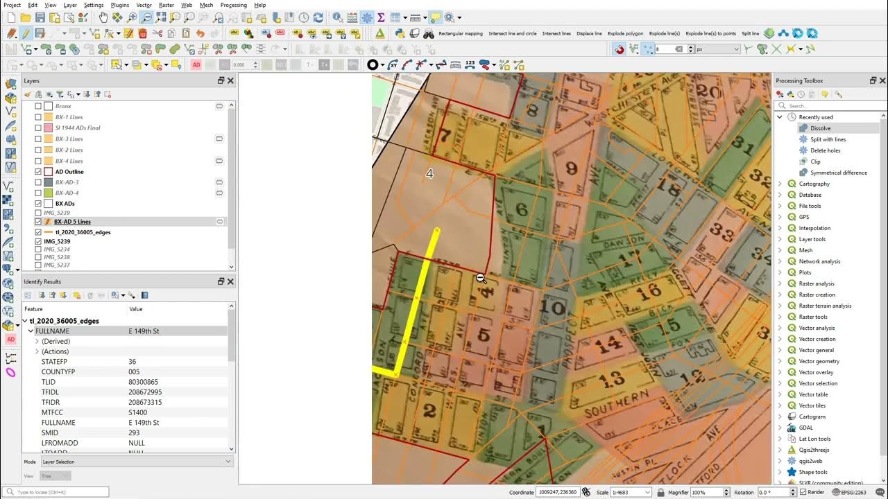 Mapping from a paper map using QGIS - YouTube