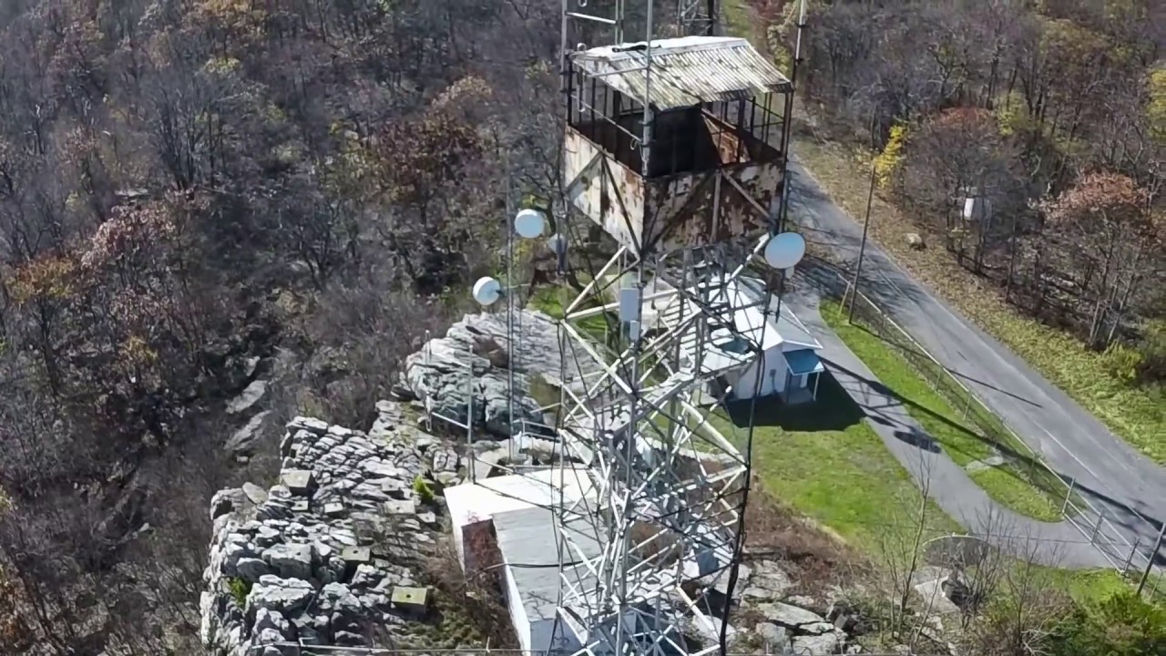 Dan's Rock in Western MD from above - YouTube