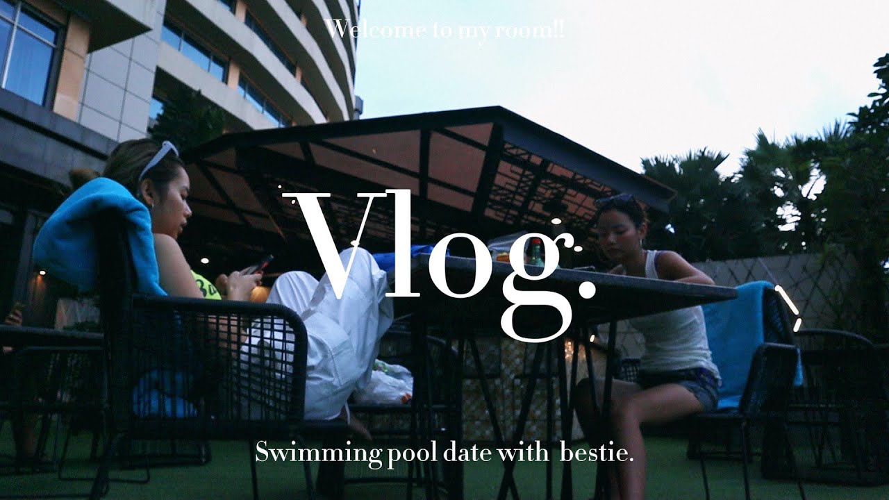 Swimming Pool Date with Bestie 🏊‍♀️ - YouTube