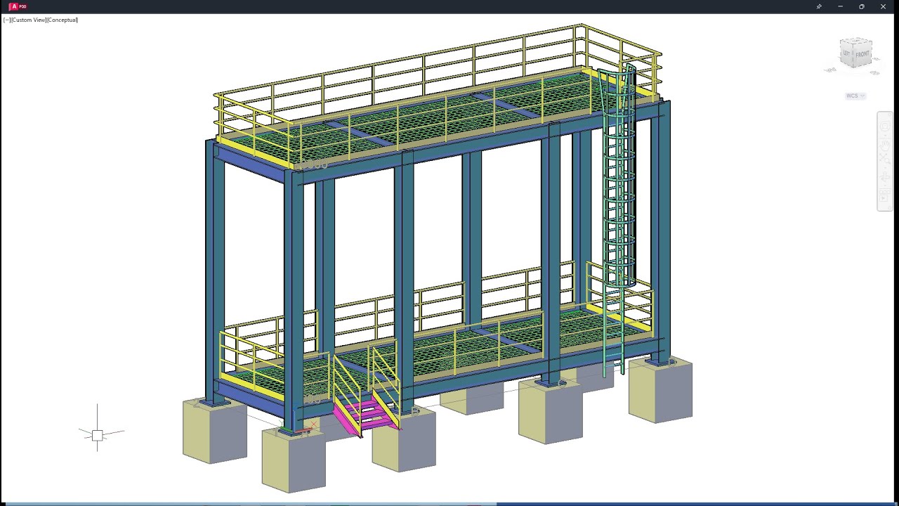 004 Plant 3d Tutorial básico rack estructuras 2 - YouTube