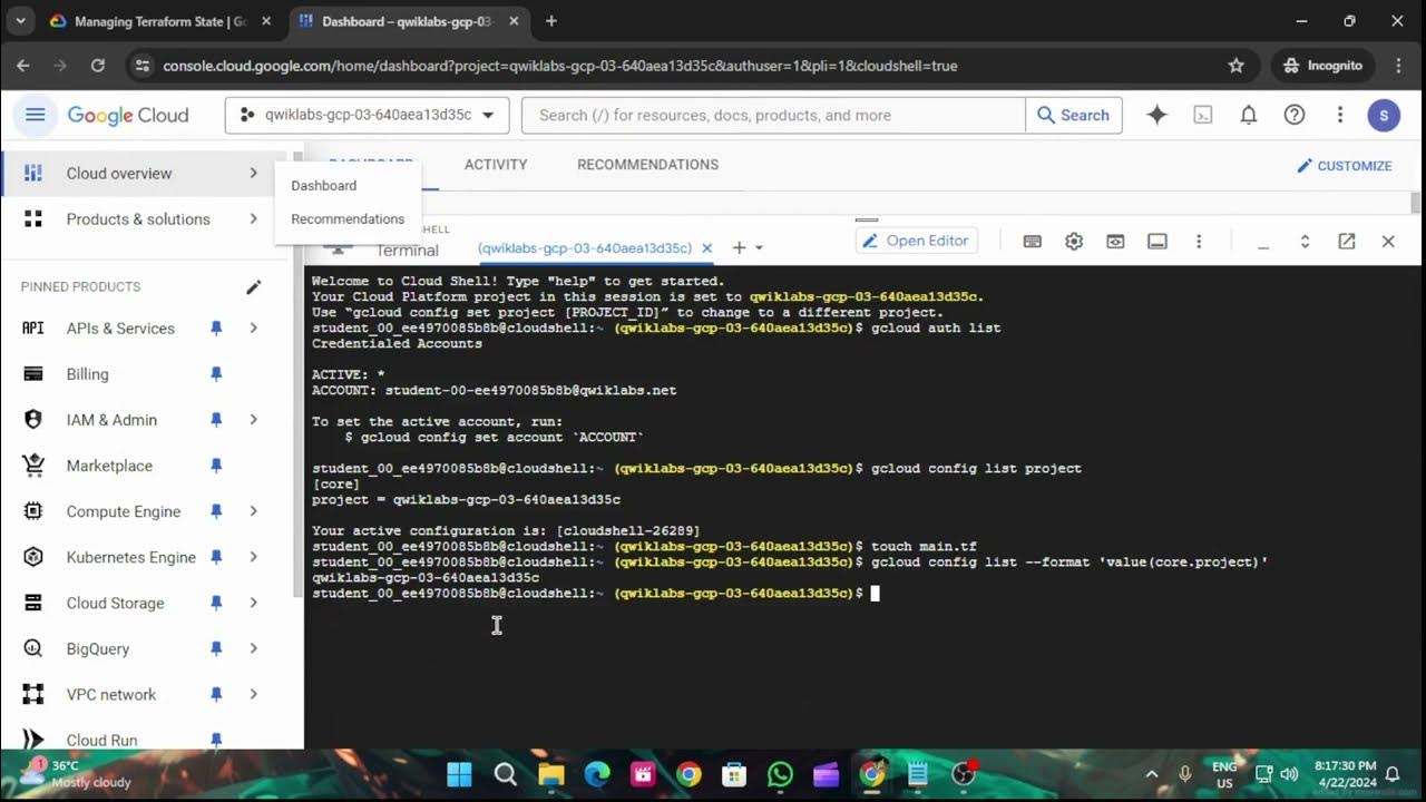 Managing Terraform State | Arcade 2024 #GSP752#arcade#goolgecloud#solution#cloud - YouTube