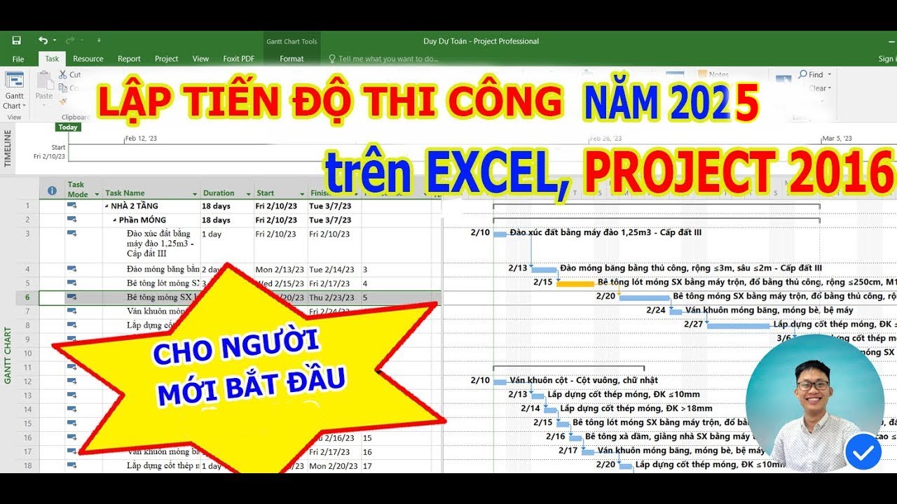 Lập Tiến Độ Thi Công Bằng Project |Từ A - Z Mới Nhất - Hướng dẫn sử ...