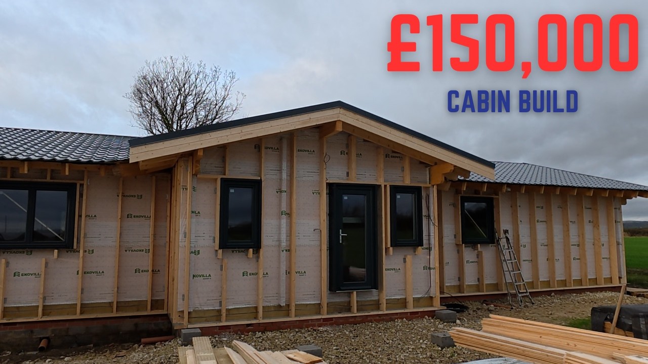 £150,000 CABIN BUILD- ROOF INSTALL, INSULATION,MEMBRANE, RODENT MESH ...