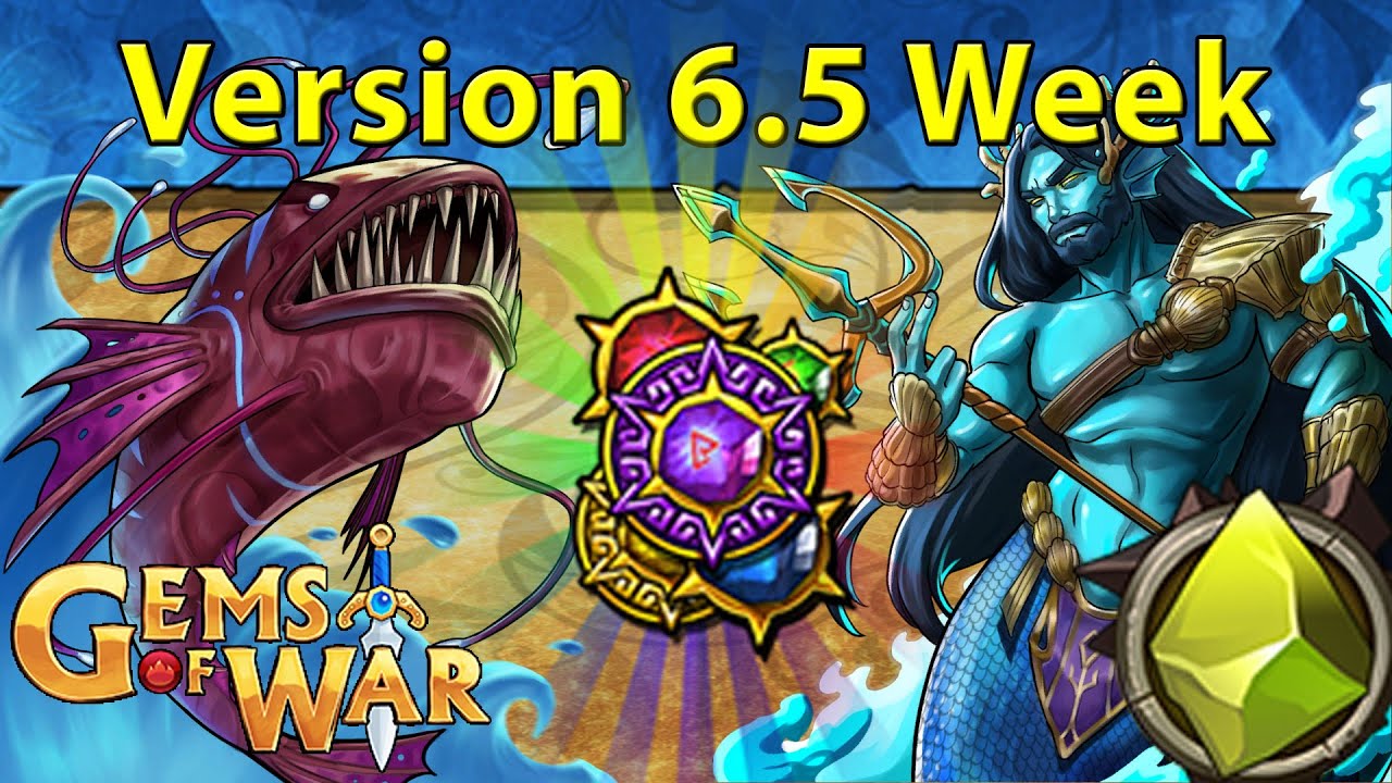 Gems of War: Event Objectives | Version 6.5 SOON TM, Blue Tower of Doom, Merfolk 50% Mana Start ...