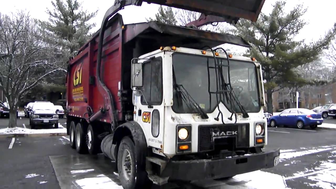 Csi disposal truck C-71 - YouTube
