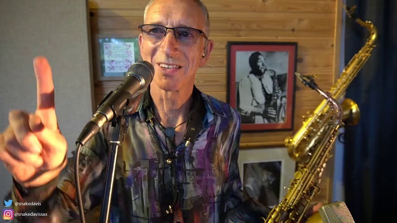 Snake Davis lockdown sax #51 Music n chat - YouTube
