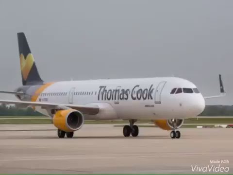 Thomas Cook Airlines Airbus A321 Flight MT2378 Manchester To Hurghada ...