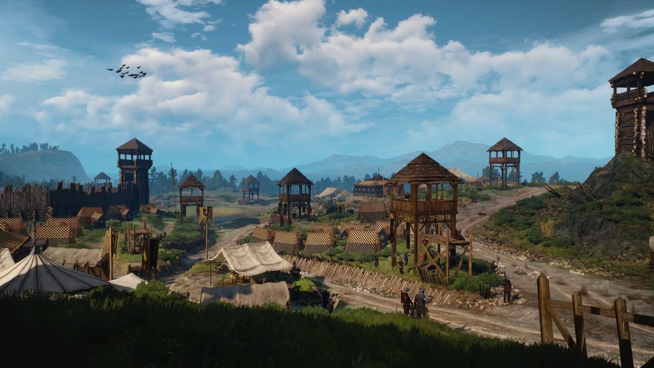 Witcher 3│ASMR/Sleep Aid│Nilfgraadian Army Camp│Ambient Sounds - YouTube