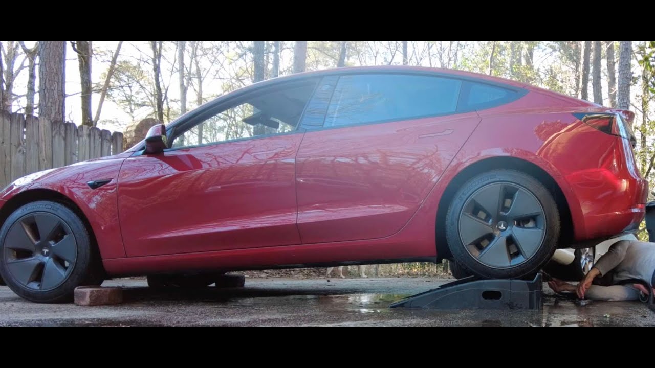 Deer vs. Tesla- How's that skidplate? Part I - YouTube