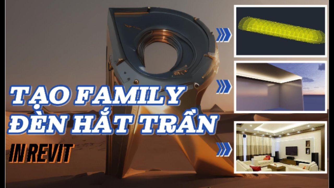 Tạo family đèn led hắt trần trong Revit - Create a strip led light ...