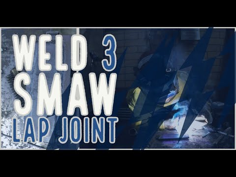 SMAW Weld 3 Lap Joint - YouTube