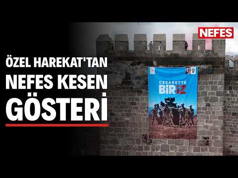 Polis haftasında Özel Harekat'tan nefes kesen gösteri