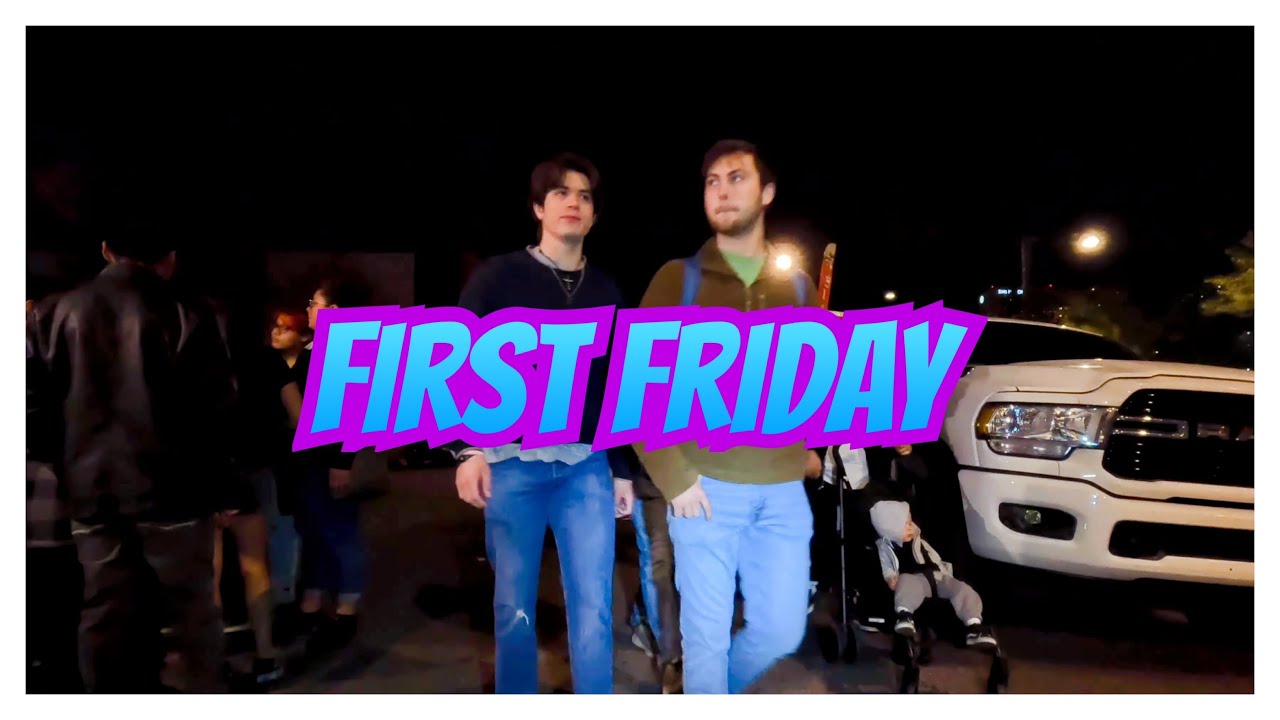 First Friday - Feb 3rd - Night Walk - Downtown Phoenix - Arizona - YouTube