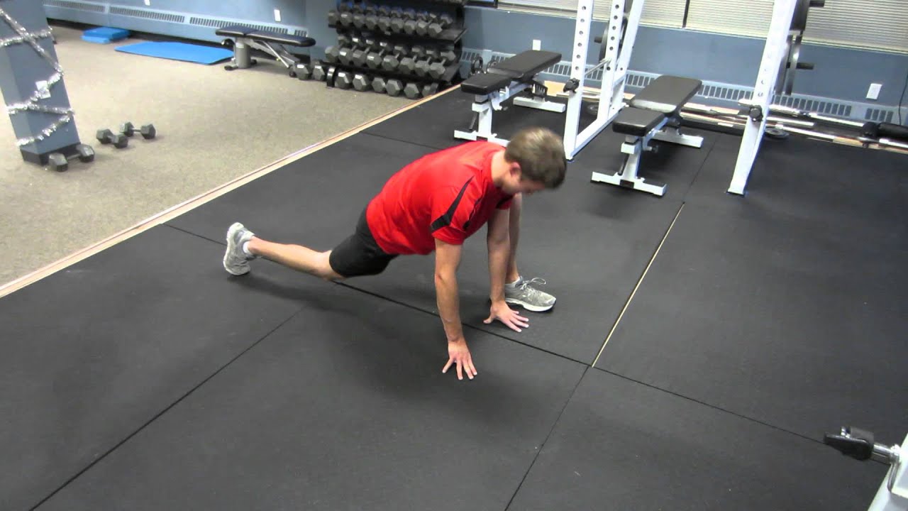 Spider Lunge with Hamstring Floss - YouTube