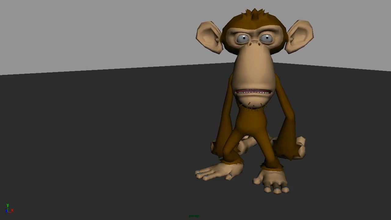 Monkey Idle Cycle - YouTube