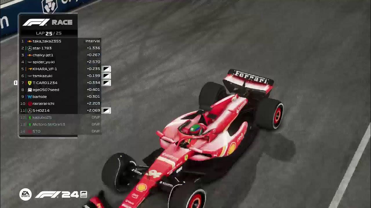 F1 24 Mixi Group C Rd. 2 Saudi Arabian Grand Prix Race - YouTube