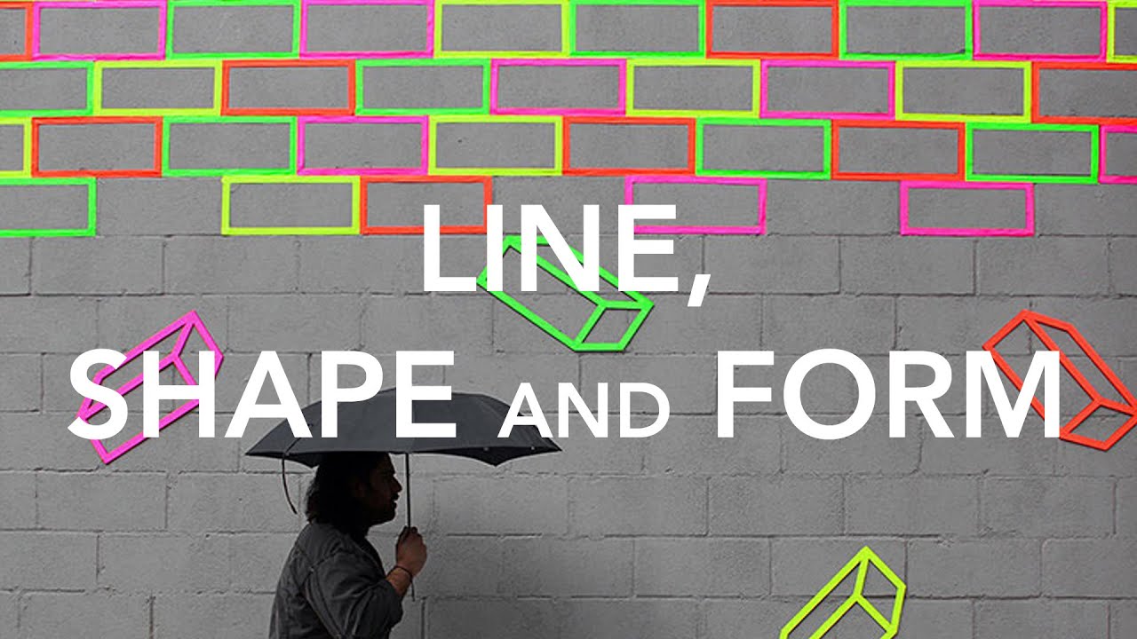 Art Lesson #7 - Back to Art Basics - Line, Shape and Form - YouTube