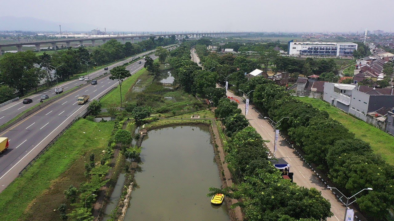 Kolam Retensi Rancabolang di Gedebage dan Rumah Pompa Beroperasi untuk ...