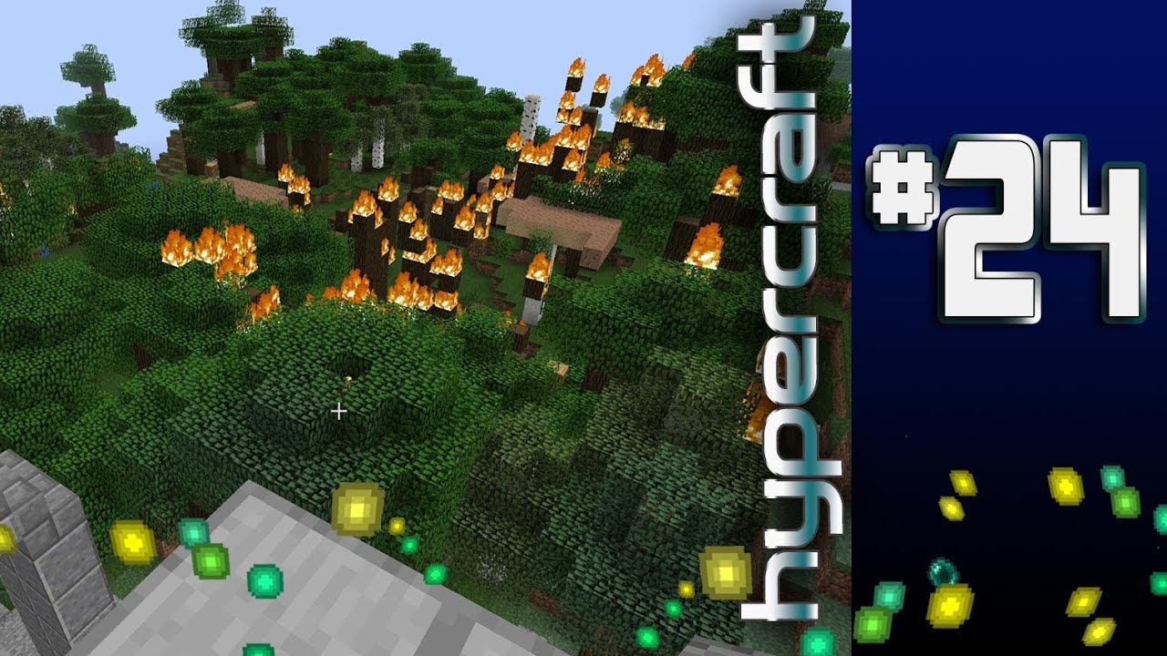 Minecraft Hypercraft - EP 24 - Forest Fire! - YouTube