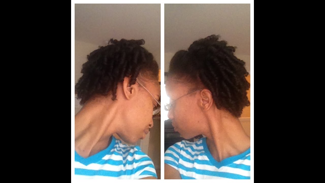 Natural Hair Styles - Perm Rod Set on 4a Hair - YouTube