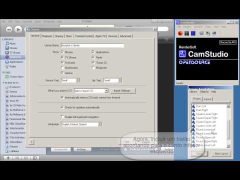 Como usar o CamStudio - Parte 1 de 3 - YouTube